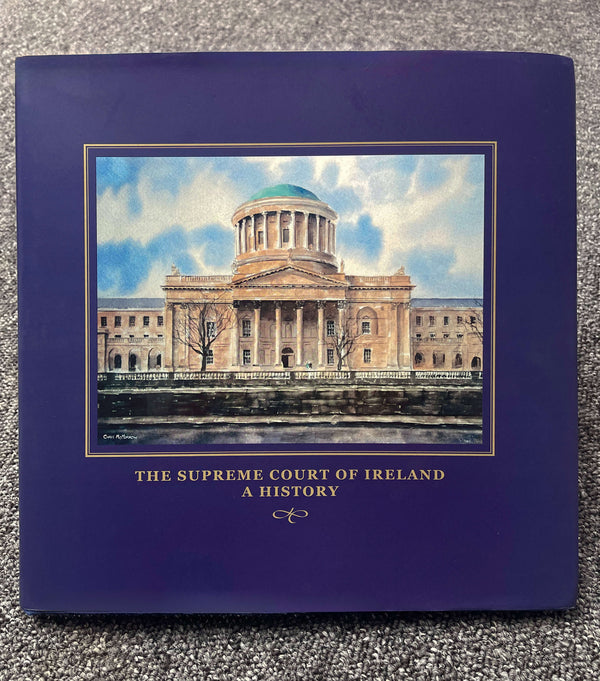 Watercolour of the Four Courts on Supreme Court History Book Cover ...